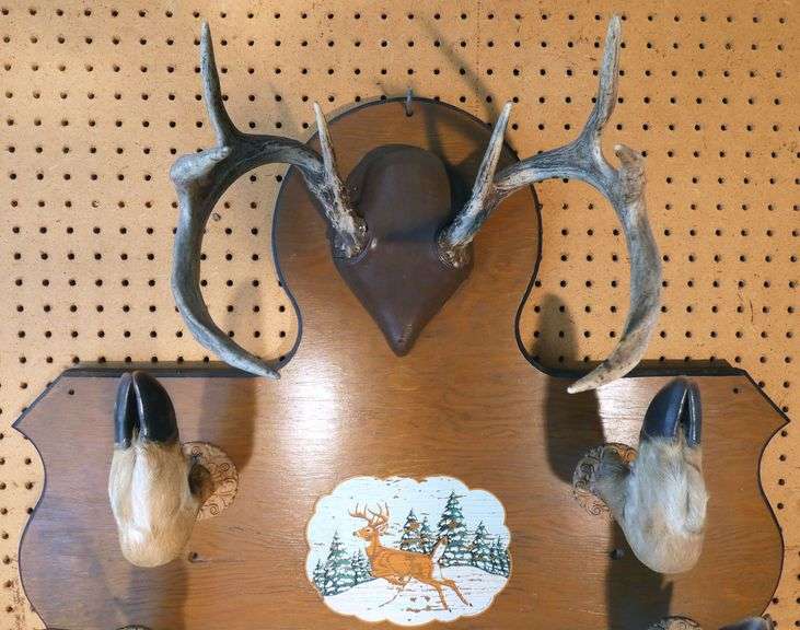 Handmade Deer Antler Gun Rack - Auction Ohio
