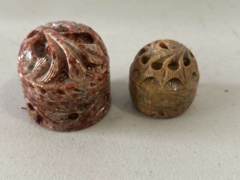 Soapstone Boxes - Auction Ohio