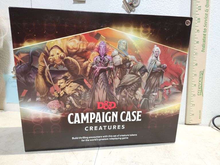 2022 D&D Campaign Case Creatures 73 Piece New Unopened - Auction Ohio