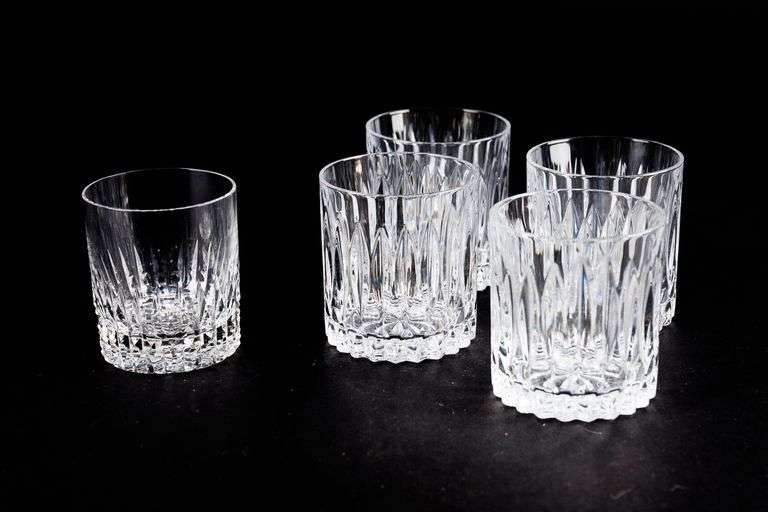 Crystal Rocks Glasses- Group of 5 - Auction Ohio