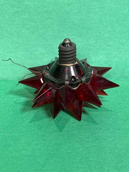 Christmas 1930s Red Matchless Wonder Star Glass - Auction Ohio