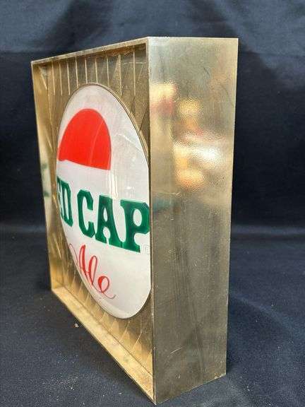 Vintage Red Cap Ale Beer Sign - Auction Ohio