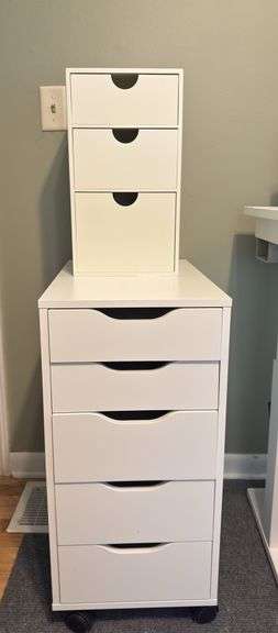 Rolling Drawers and Small Drawer Set - Auction Ohio