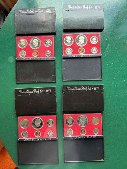 1974-1977 United States Proof Sets - Auction Ohio