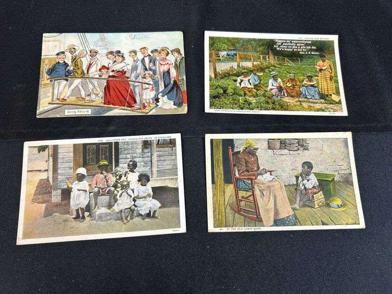 Antique Black Americana Post Cards - Auction Ohio