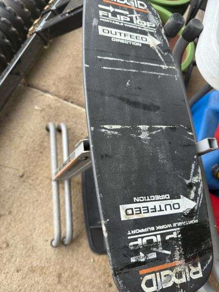 PORTABLE WORK SUPPORT Rigid Fliptop Outfeed Direction - Auction Ohio