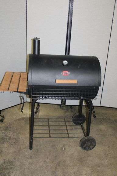 Char-Griller Model 2828 Black Outdoor Charcoal Grill and Smoker ...