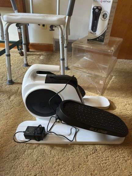 Job lot (stationary stepper machine, shower seat, Remington shaver ...