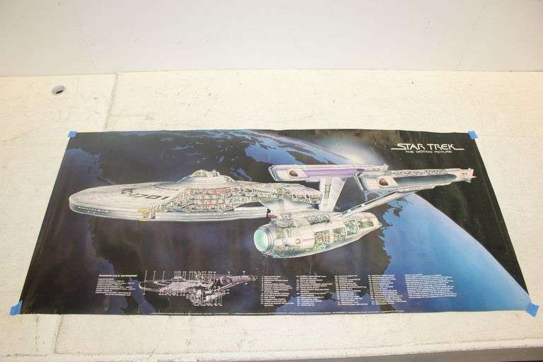 Star Trek U.S.S. Enterprise Poster - Auction Ohio