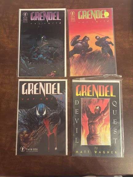 Grendel War Child No. 1,5,6 of 10 / Grendel Devil Quest - Auction Ohio