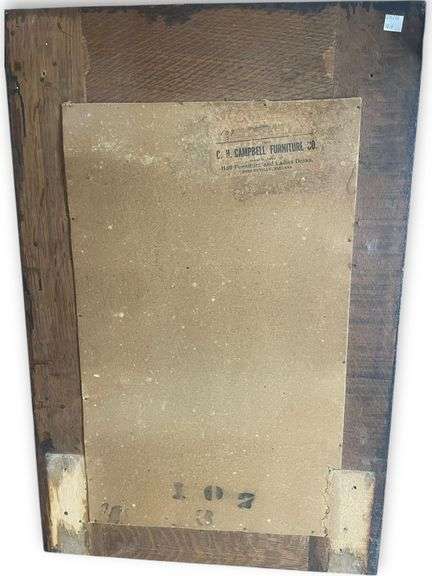 C.H. CAMPBELL FURNITURE CO. ENTRANCE HALL TREE. - Auction Ohio