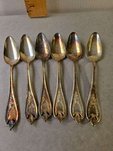 Set up rogers, brothers, eighteen forty seven silver plate dessert ...
