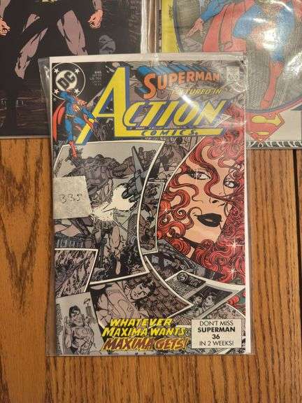 Superman Ft. in Action Comics No. 643, 644, 645 - Auction Ohio