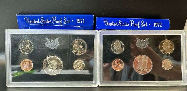 U.S. Proof Set: 1971 S & 1972 S - Auction Ohio