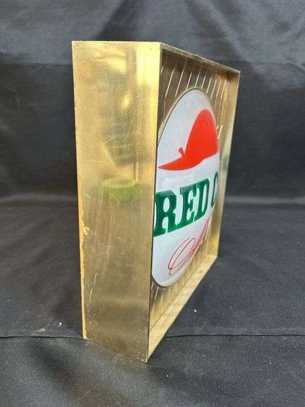 Vintage Red Cap Ale Beer Sign - Auction Ohio