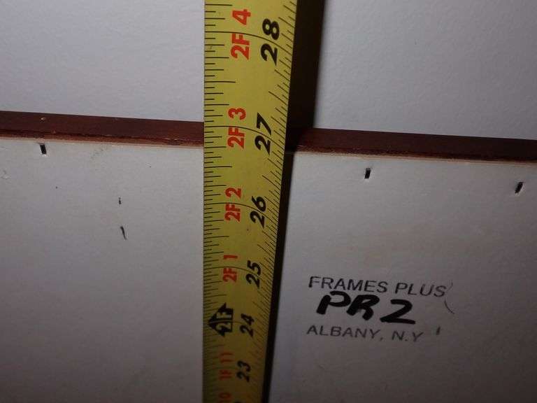 Matted & framed w/COA Lithograph Signed 'Dyerstown Road' Rustic Winter ...