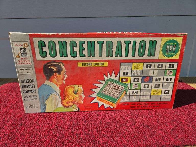 Vintage Concentration game - Auction Ohio