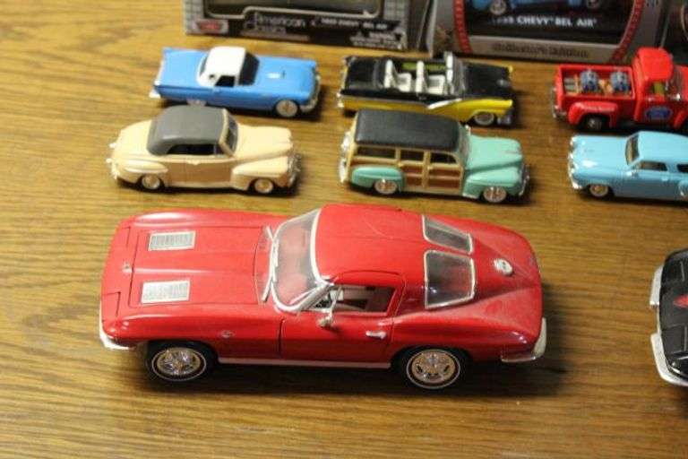 Die-Cast Model Cars Including Chevrolet, Ertl, and AMT Variants ...