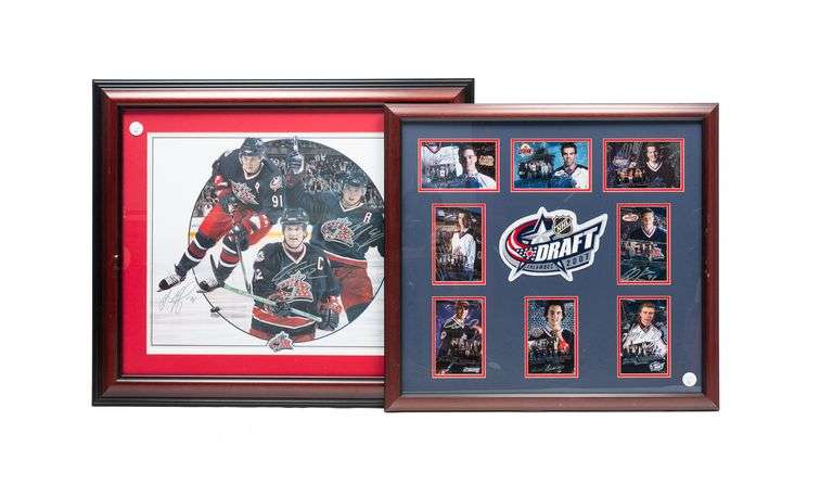 COLUMBUS BLUE JACKETS NHL AUTOGRAPHED ART - Auction Ohio