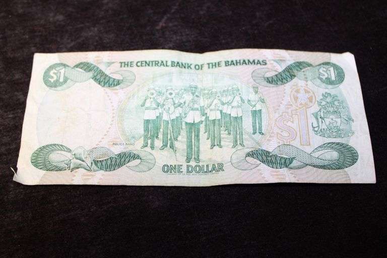 Central Bank of the Bahamas 1 Dollar Note - Auction Ohio