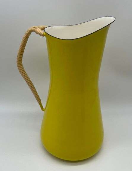 Mid Cent. Yellow Dansk Pitcher - Auction Ohio
