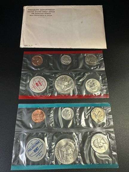 1963 P & D Uncirculated Coin Sets - Auction Ohio