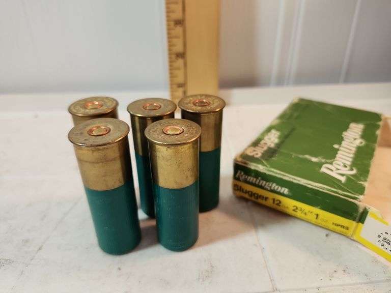 5 Remington 12 Gauge 2-3/4'' Slugger 1oz Rifled Slugs Looks Like ...