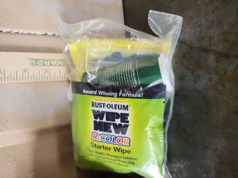 Rust-Oleum Wipe New Recolor Starter Wipe Kit - Auction Ohio