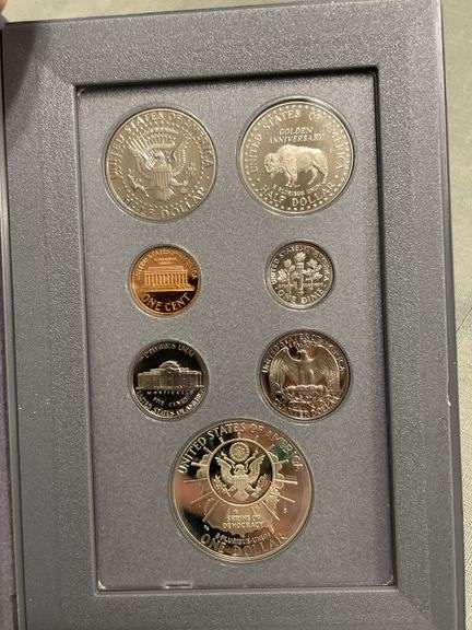 1991-S Mt. Rushmore Anniversary Coin Prestige Set - Auction Ohio