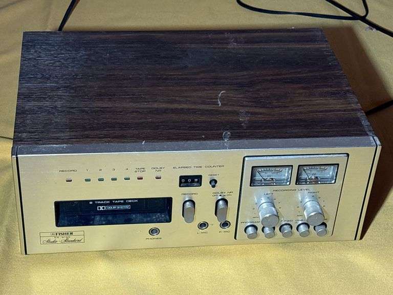 Vintage Fisher Eight Track Player - Auction Ohio