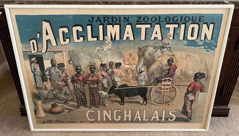 Authentic Advertisement Poster - Auction Ohio