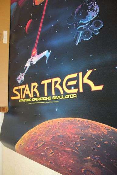 Star Trek Sega Simulator Poster - Auction Ohio