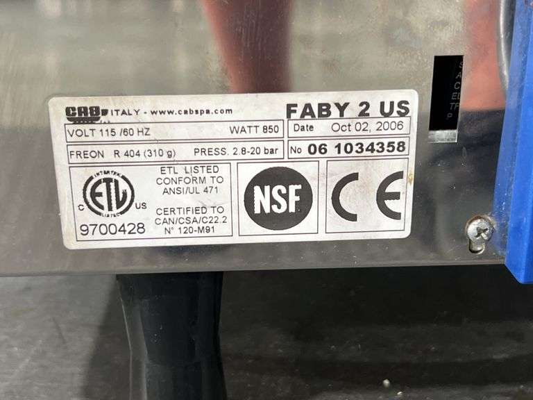 Faby Slushie Machine w/ Double Compartment - Auction Ohio