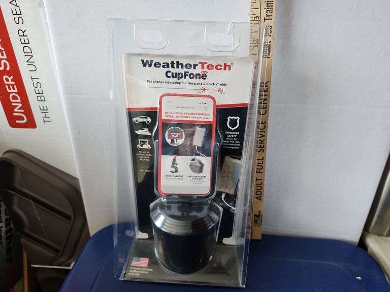 WeatherTech Cupfone 9/16" Deep & 2-3/8" To 3-3/8" Wide - Auction Ohio