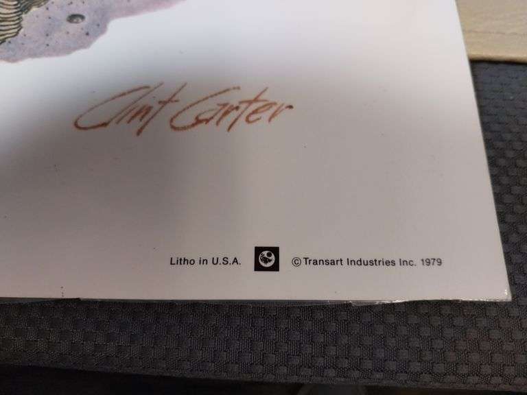 “Ocean Relic II” Lithograph by Clint Carter – 1979, 12x16 - Auction Ohio