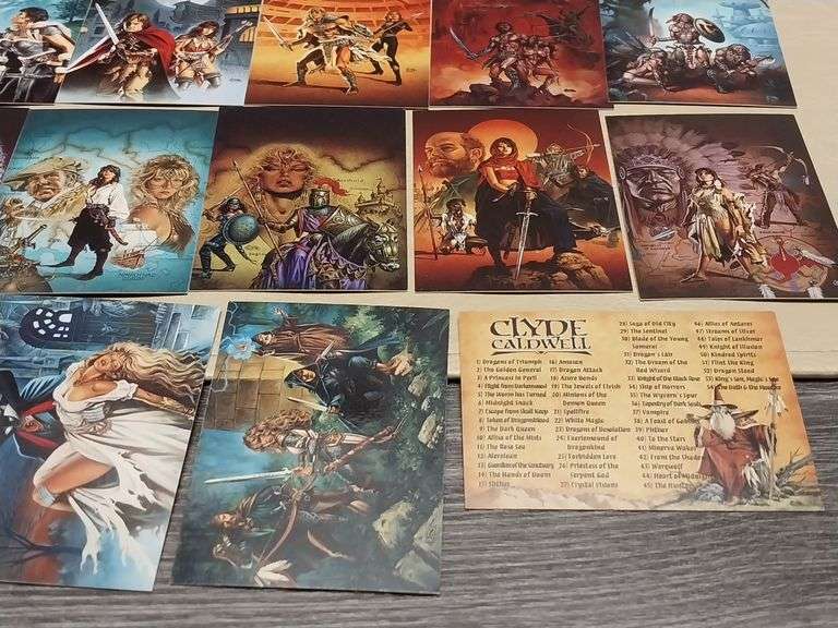 Large Fantasy Art Trading Card Collection – 45+ Cards incl. Clyde ...