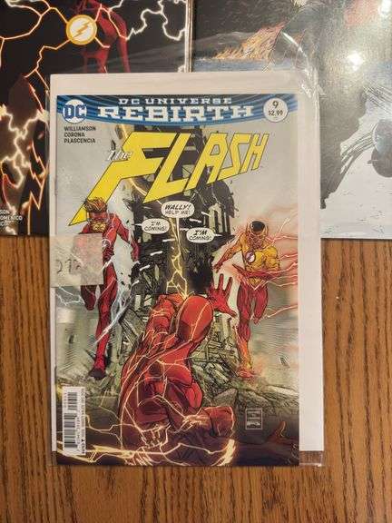 DC Universe Rebirth The Flash No. 8, 9 / Doom Patrol No. 2 - Auction Ohio