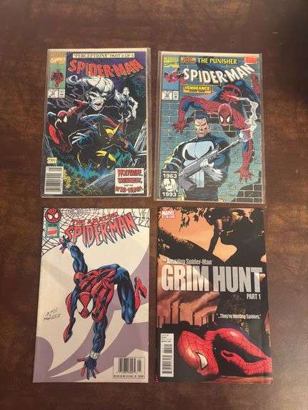 Spider-Man No. 10,32 / The Amazing Spider-Man No. 408, 634- Grim Hunt ...