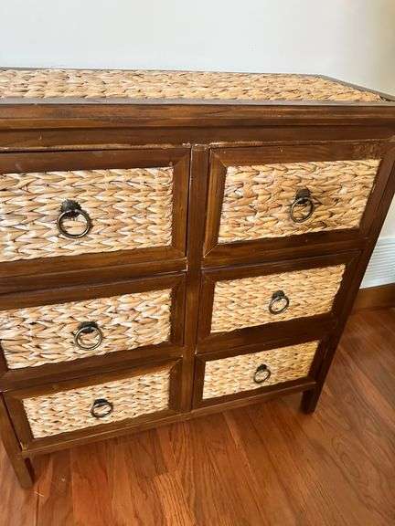 Woven Drawer Storage Chest - Auction Ohio