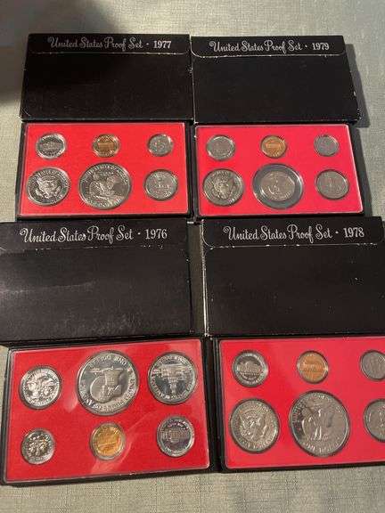 1976-1979 United States Proof Sets - Auction Ohio