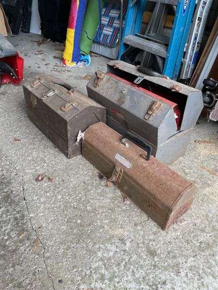 Vintage Toolboxes with Tools - Auction Ohio