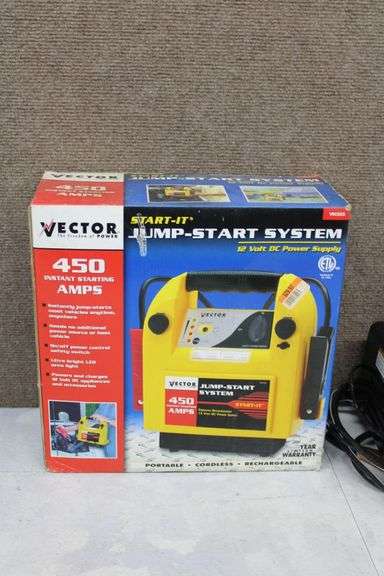 Vector Jump-Start System and Chicago Electric Battery Charger - Auction ...