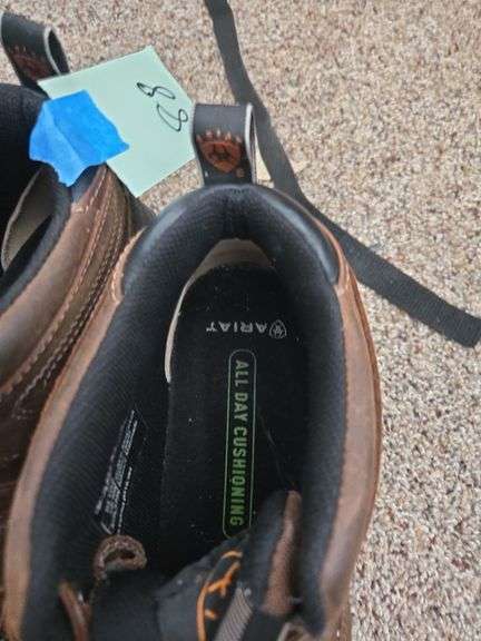Men's ariat size 10 leather boots - Auction Ohio