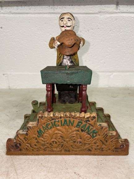Vintage Cast Iron Bank - Auction Ohio