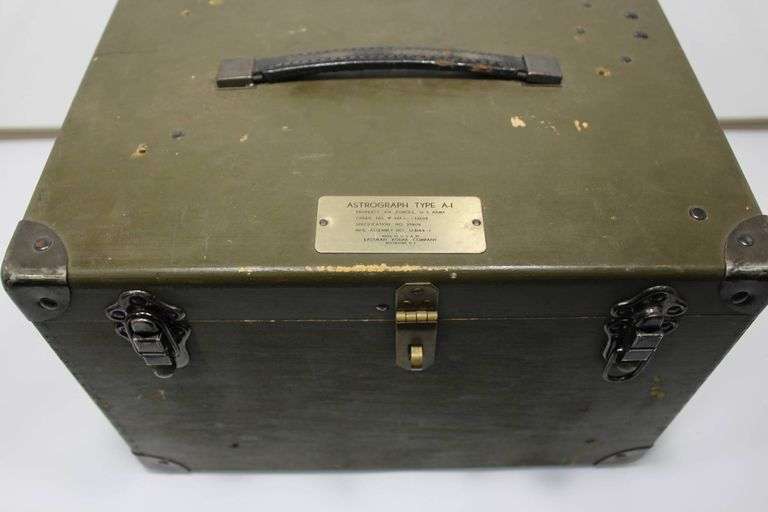 Vintage Military Astrograph Type A-1 U.S. Army Equipment Case, Eastman ...