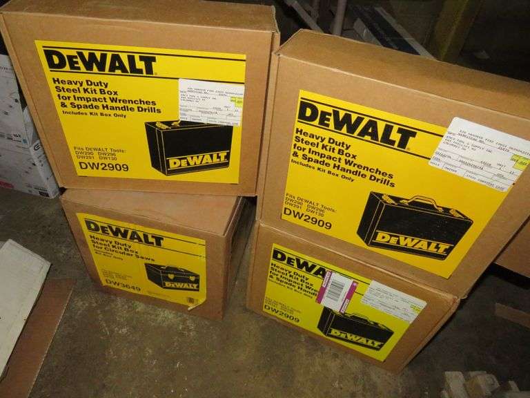 Dewalt Boxes - Auction Ohio