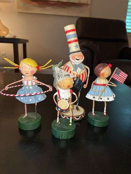 Lori Mitchell 4th of July Figurines - Auction Ohio