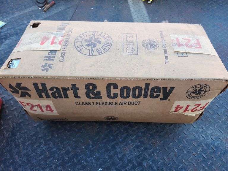 Hart & Cooley 6"X25' Flex Metalized Jacket New In Box - Auction Ohio