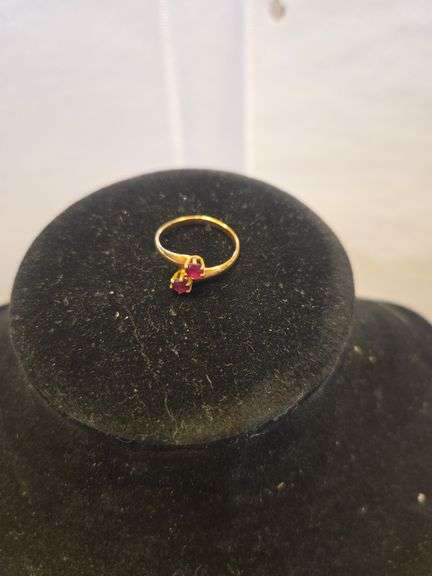 Antique gold and ruby ring - Auction Ohio