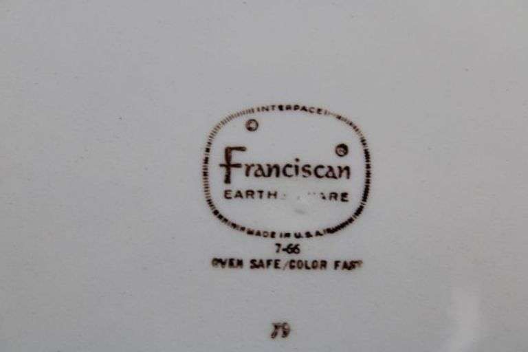 Franciscan Apple Pattern Dinnerware Set - Auction Ohio